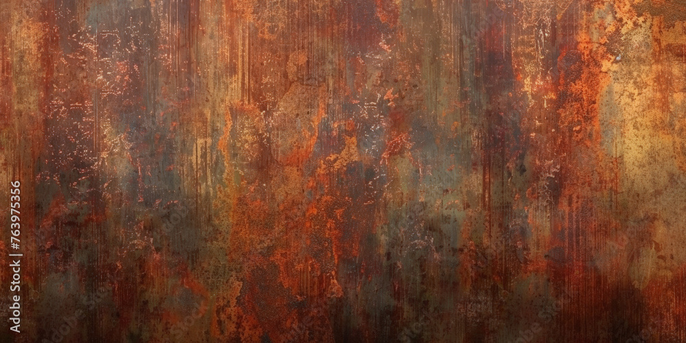 Rustic metal background with distressed brown and rust tones,A rusty ...