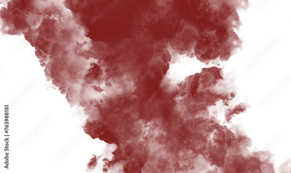Red smoke texture on white background Stock Vector | Adobe Stock