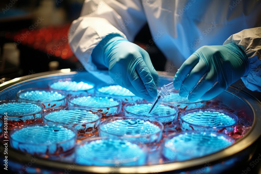 Forensic Dna Extraction Biotechnology Application In Precise Crime Scene Analysis Stock