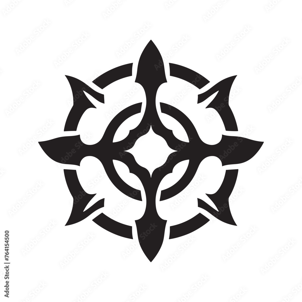 Mystical Chakram Silhouette Imagery - Unveiling the Enigmatic Essence ...