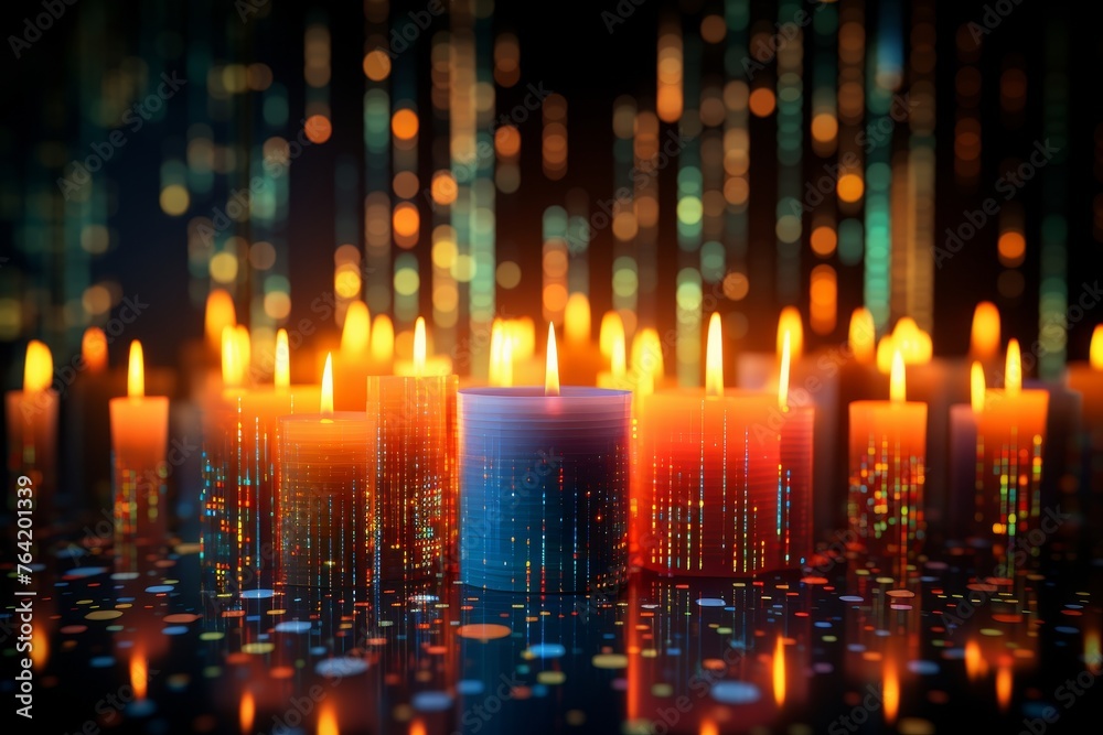 Pixelated data stream, binary code and encryption concept on digital ... Pixelated data stream, binary code and encryption concept on digital ...