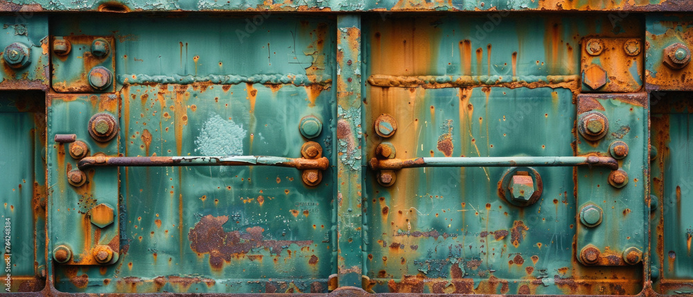 Delivery shipment cargo many metal containers stack boxes storage in ...