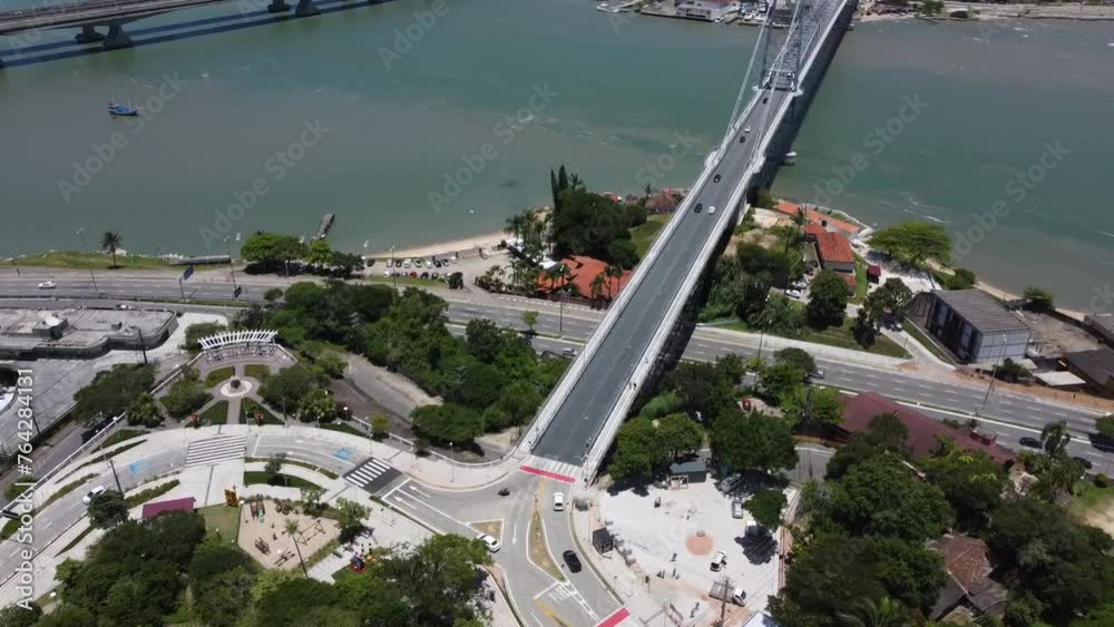 Parque Ponte Hercilio Luz Drone Floripa Florianopolis Natureza Área ...