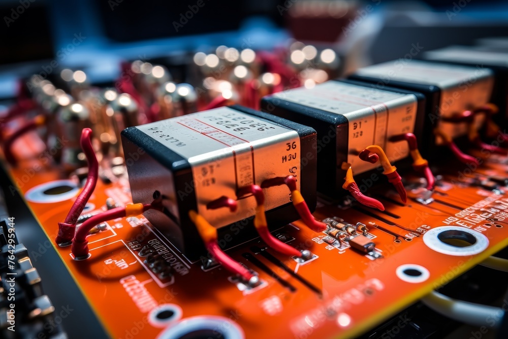 An In-Depth Look at the Intricate Details of an Electric Relay in a ...