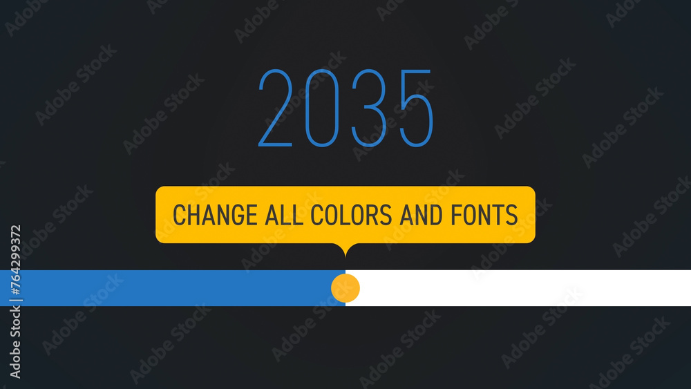 Clean Horizontal Business Timeline Stock Template | Adobe Stock