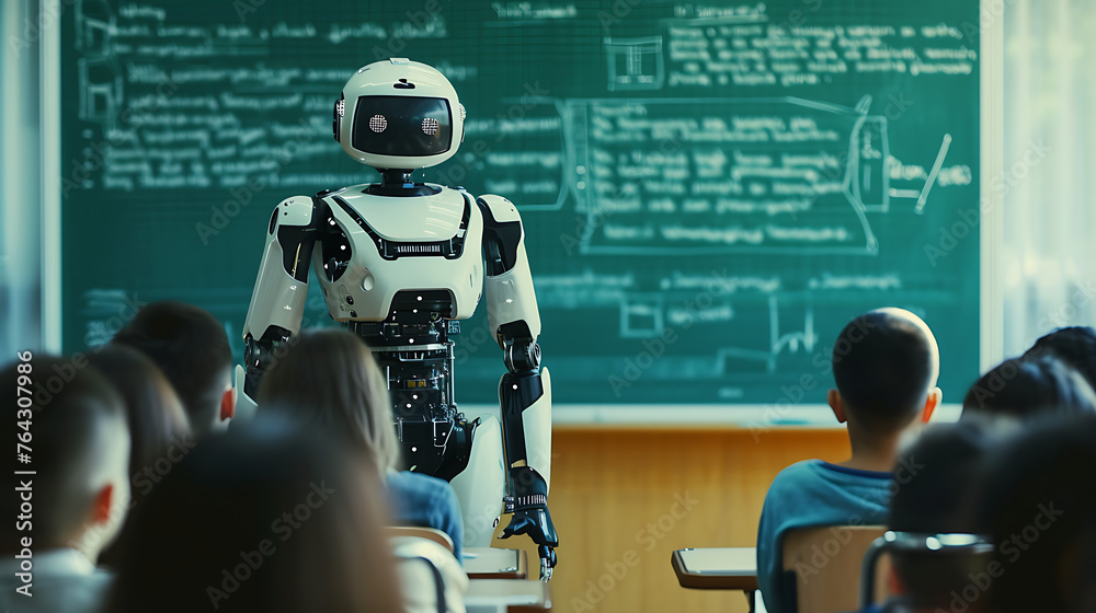Empowering education: A powerful depiction of an AI robot teacher ...