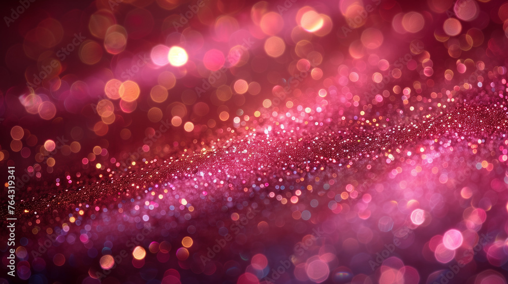 abstract pink background, pink glitter, shiny background with blurred ...