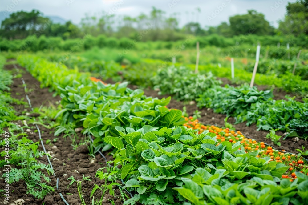 Biodiversity in Agriculture: A Vibrant Earth Day Image of a Polyculture ...