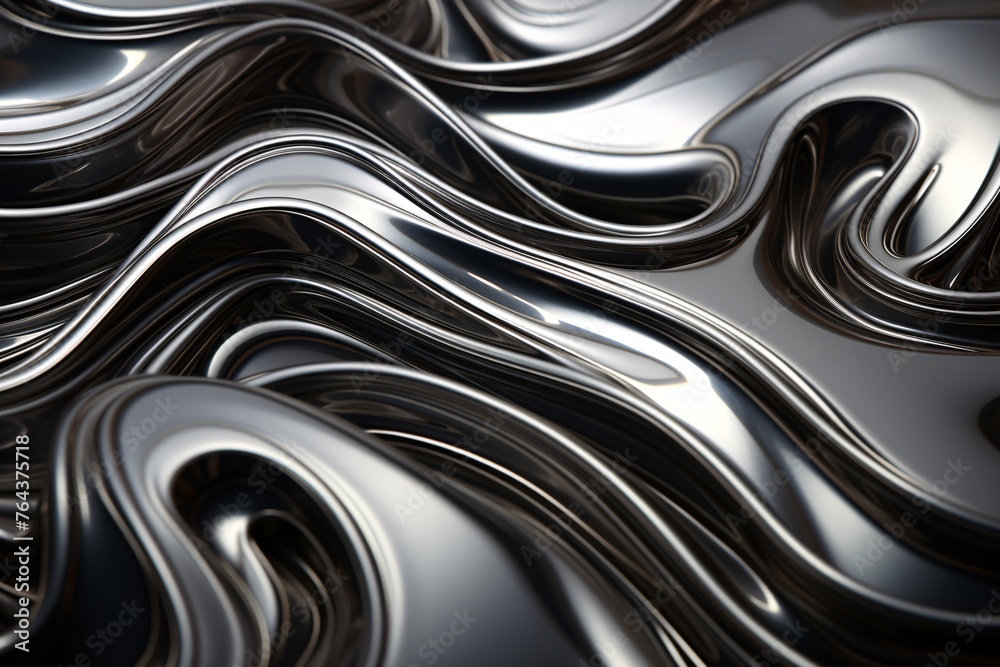 Shiny Steel Liquid Background, Liquid Steel Wallpaper, Liquid Metallic ...