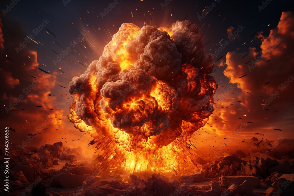 Bomb Blast Wallpaper, Atomic Explosion background, Hydrogen Bomb ...