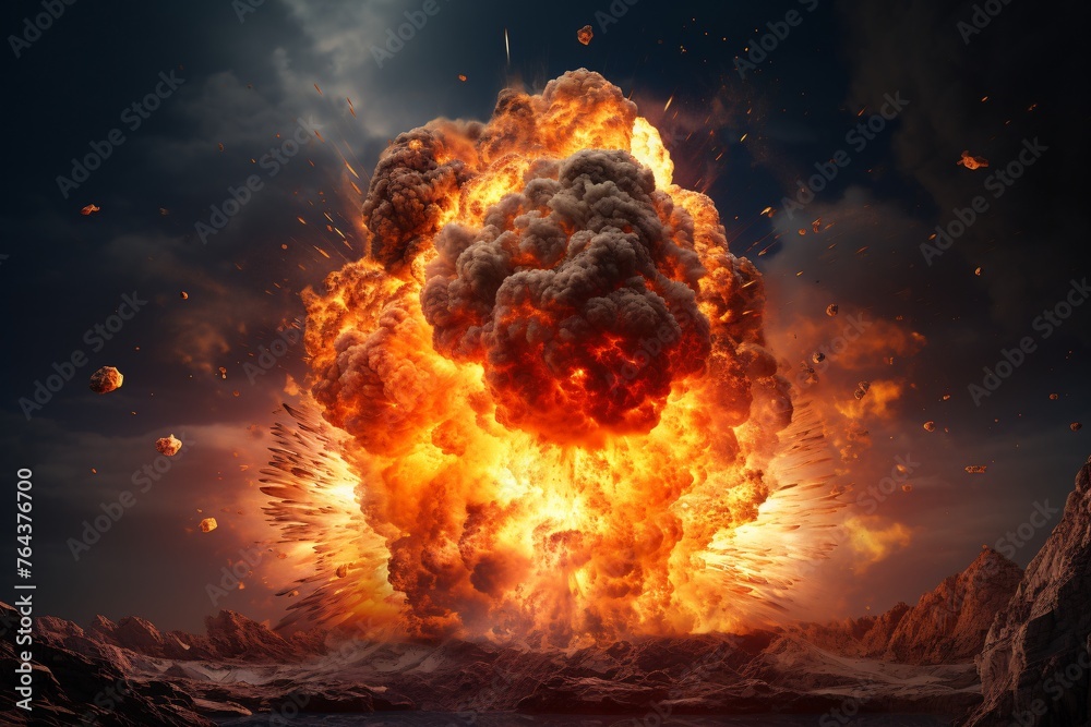 Bomb Blast Wallpaper, Atomic Explosion background, Hydrogen Bomb ...
