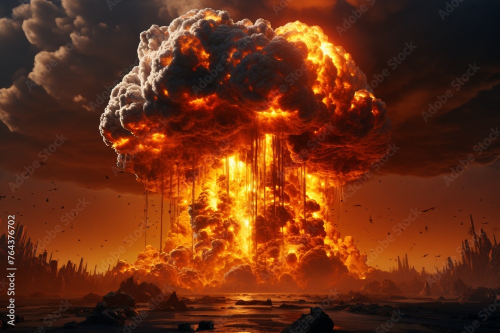Bomb Blast Wallpaper, Atomic Explosion background, Hydrogen Bomb Explosion, nuclear bomb ...