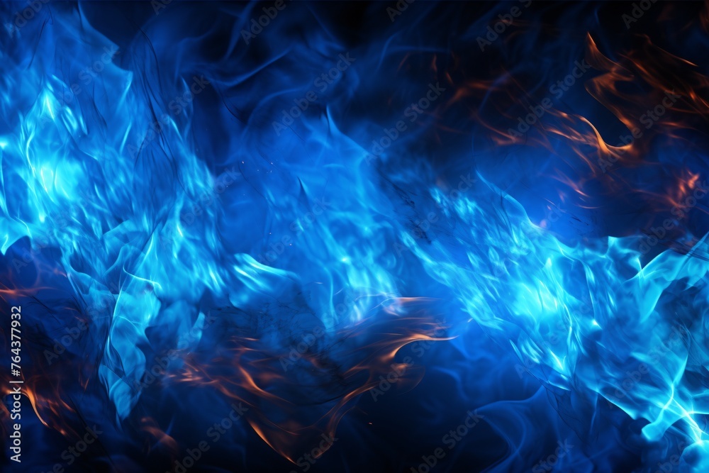 Blue Fire Flaming Background, Blue Fire Background, Blue Fire Flam ...