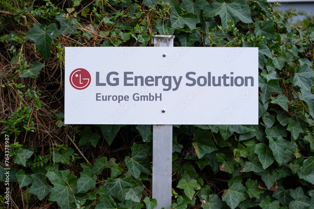 LG Energy Solution battery manufacturing company Advertising banner in ...