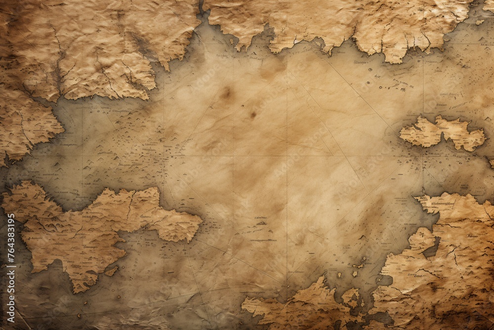 Map Vintage Paper Texture Background, Map Old Paper Texture, Map ...