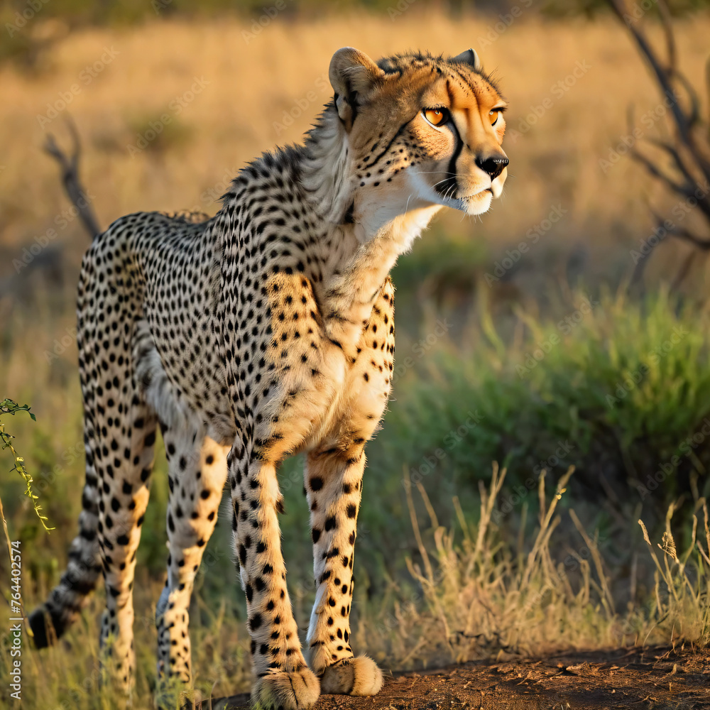 Cheetah:Known for their incredible speed, cheetahs are the fastest land ...