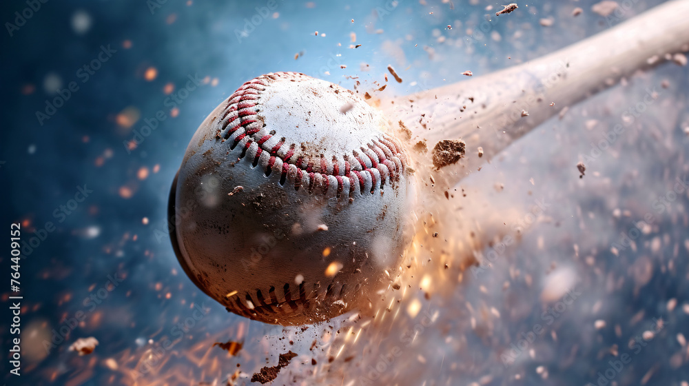 Dynamic softball practice: Athlete perfecting bat swing with a focus on ...