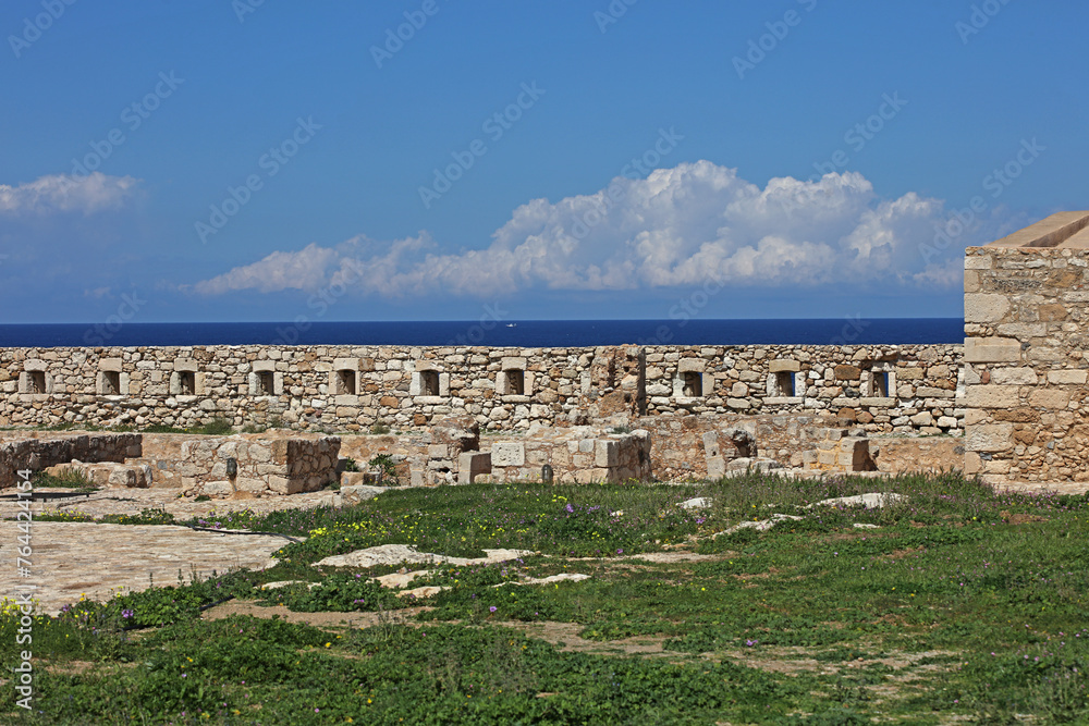 Fortezza fortress castle in Crete island Rethimno holidays exploring ...