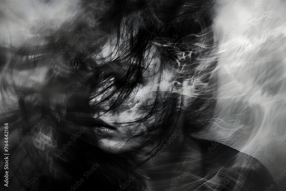 a blur art photography of people, a blurred motion camera photography ...