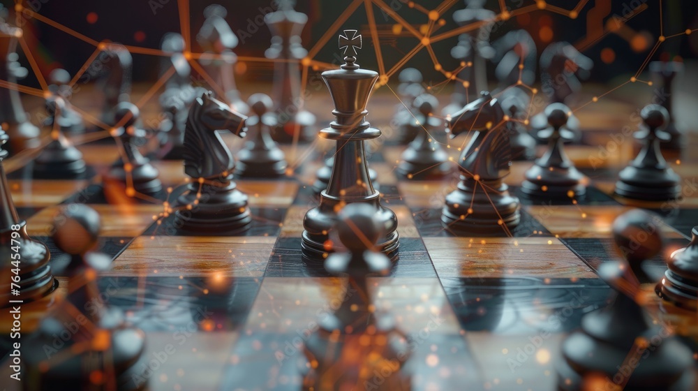 Visuals illustrating the layout of the chessboard with coordinates ...