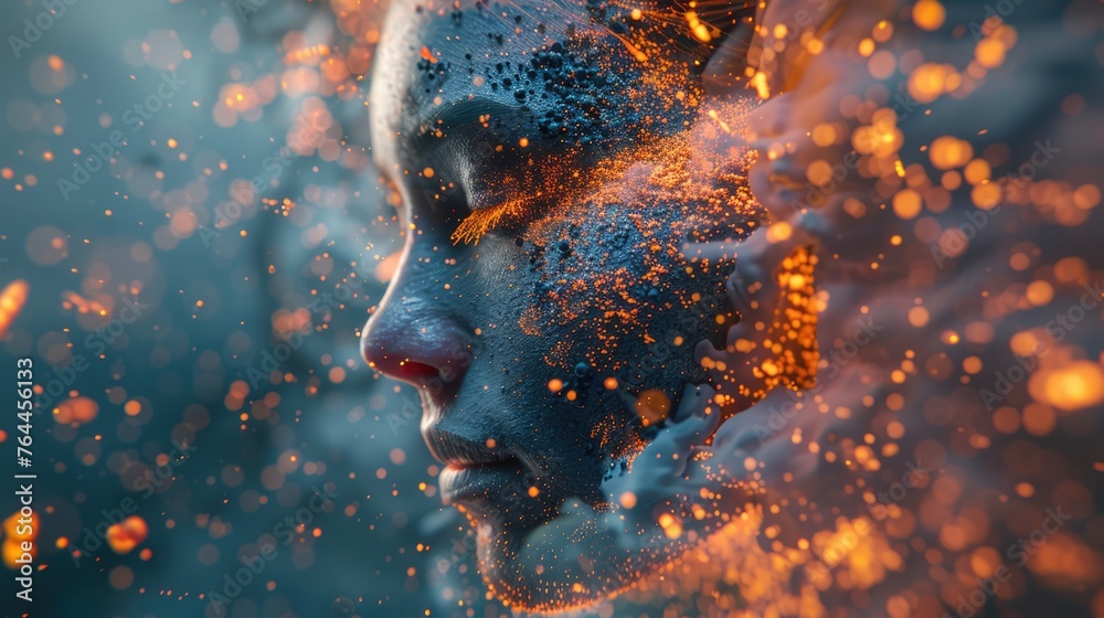 Exploding Mind: Generative AI Illustration of Annual Collective Mind ...