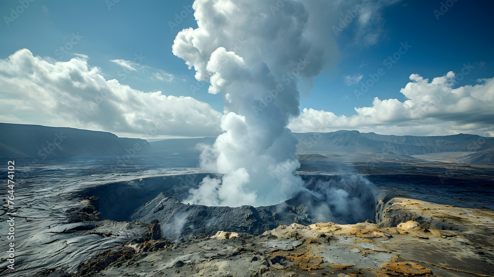 Volcanic landscapes and capture the unique features of craters, geysers ...