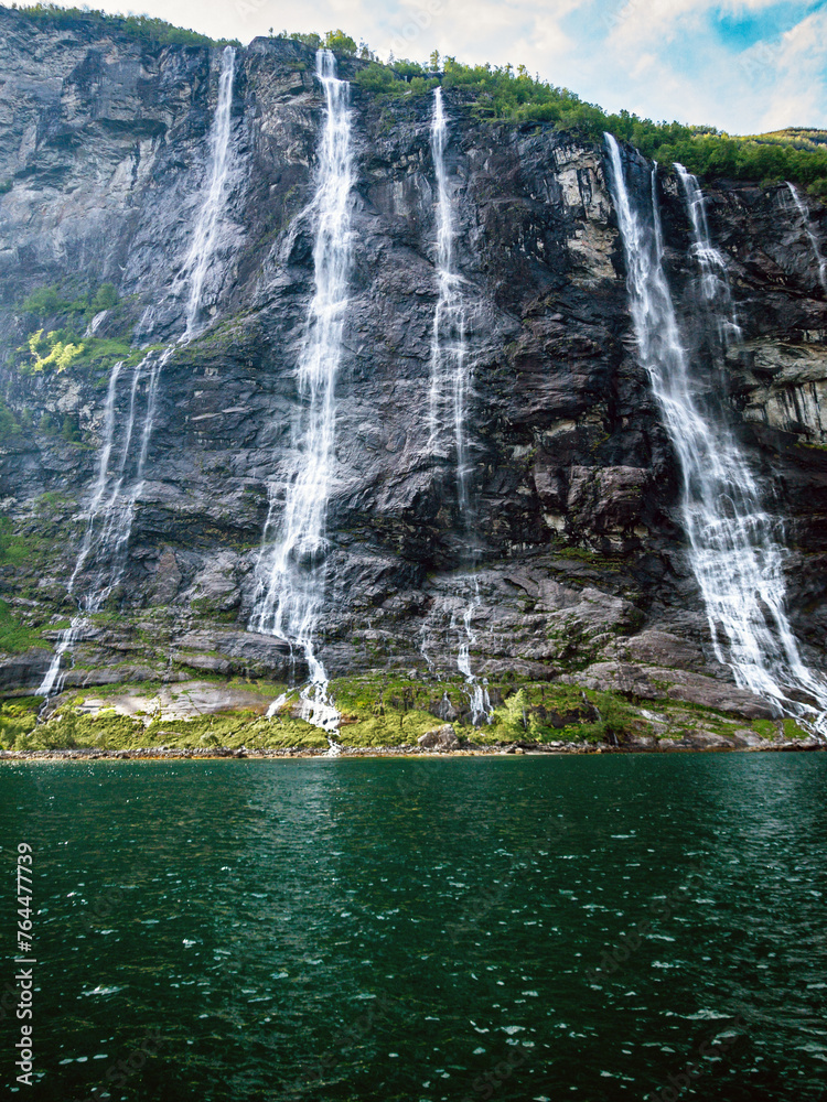 Photo & Art Print The infamous natural beauty Seven Sisters Waterfalls ...