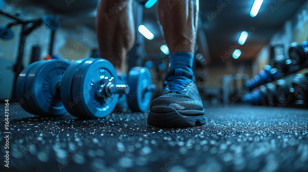 a guy lifting weights in the gym hd wallpaper, person in the gym with ...