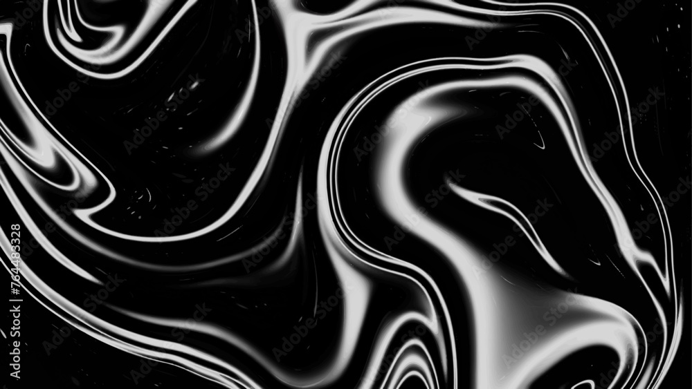 Silver liquid texture. Abstract black marble texture. Digital blurred ...