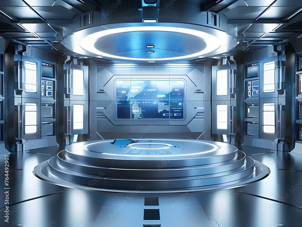 Futuristic TV Studio Design: High-Tech Innovation in a Sci-Fi Set ...