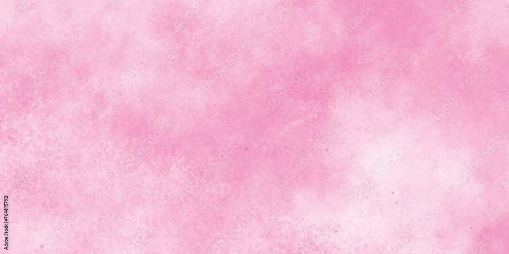 Soft and cloudy watercolor stain of pink paint texture, brush painted ...
