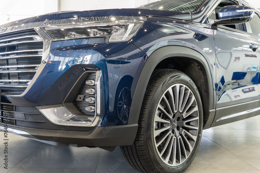 Chinese dark blue crossover Jetour X90 Plus is presented to potential ...