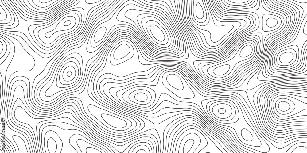 Abstract topographic contours map background. Ocean topographic line ...