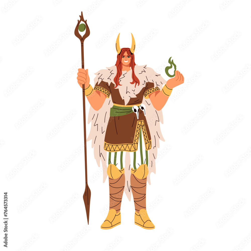 Loki, Norse pagan deity. Old myth character of paganism, ancient ...