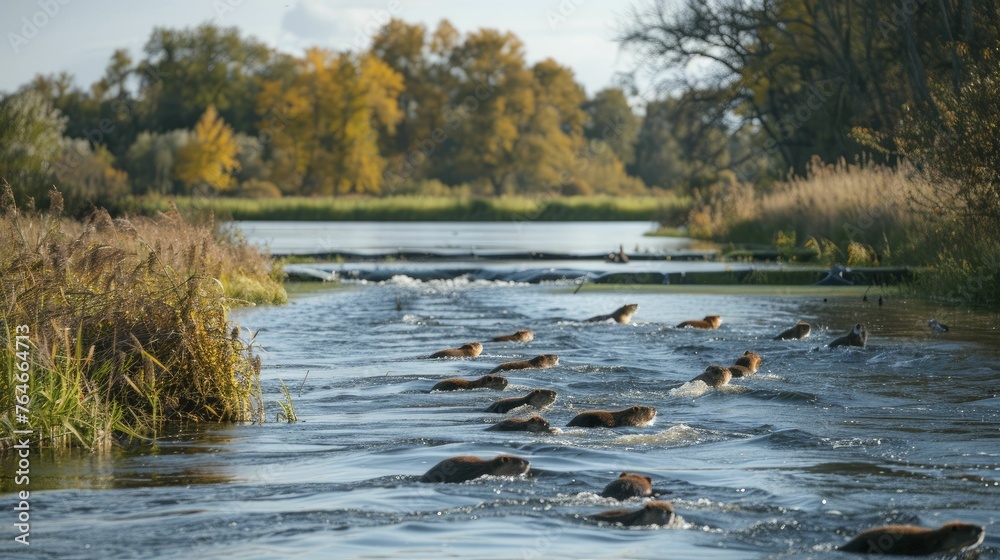 Beavers showcase eco-friendly farming by rerouting rivers for ...