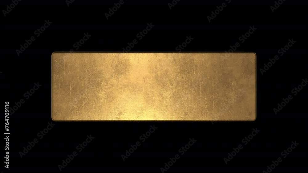 Gold Bars, Gold Bars Rotates Looped, Animation of Gold Bars Pack Stock ...