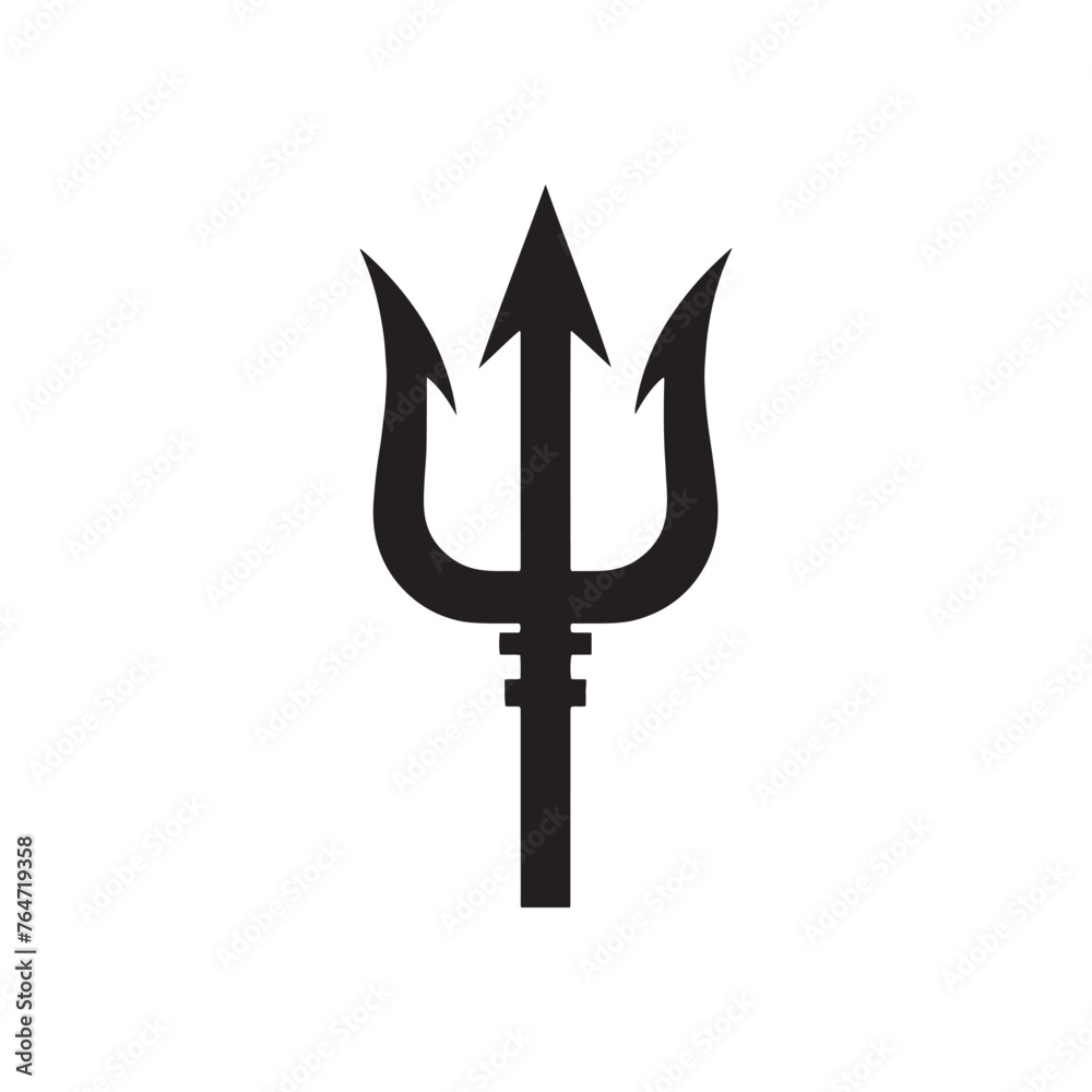 Iconic Trident Silhouette Extravaganza - A Tribute to the Power and ...