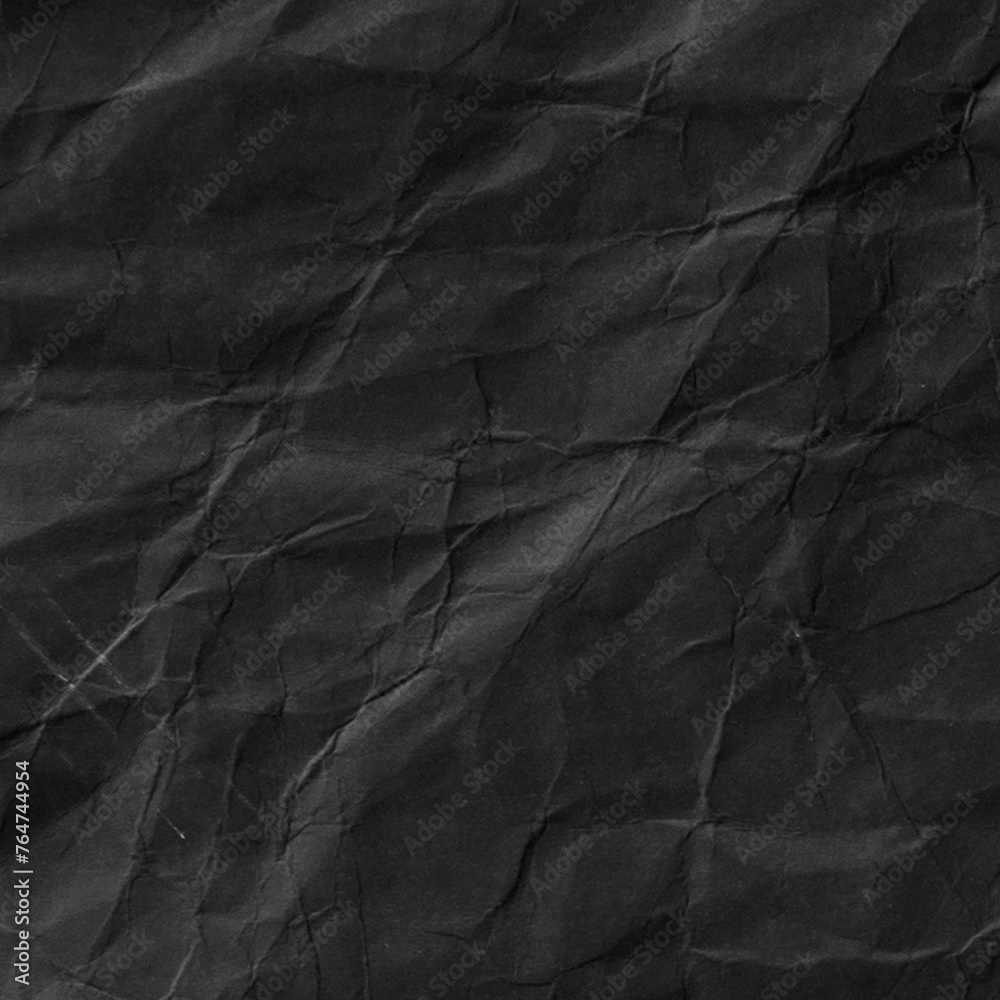 Black paper texture, a sheet of black wrinkled paper Stock Illustration ...