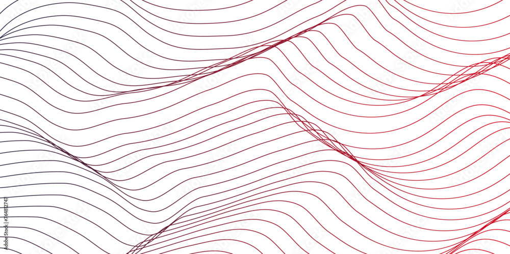 Abstract colorful wave line transparent background modern stream wave ...