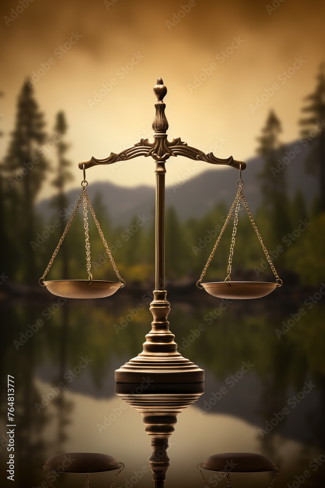 scales of justice, equality symbols, and law-related items сreated with ...
