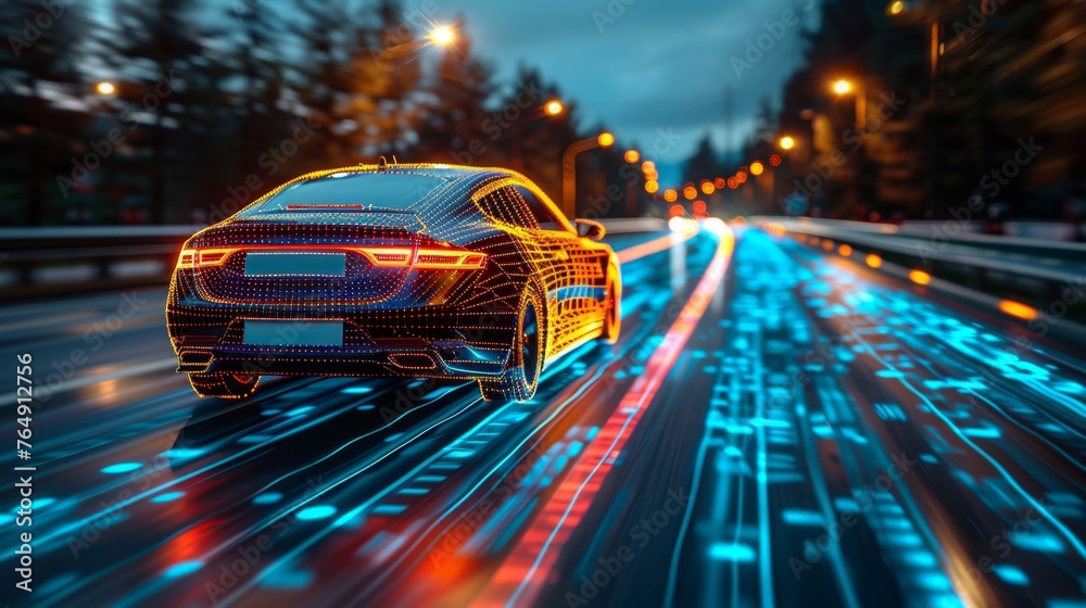 Autonomous vehicles utilize AI algorithms for real-time decision-making ...