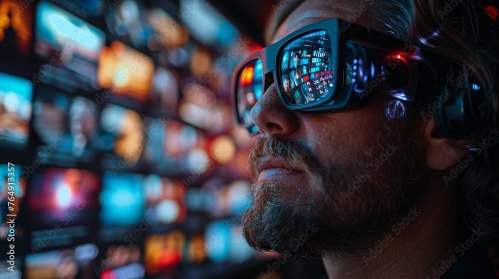 Photo & Art Print Explore AI-driven entertainment, where machine ...