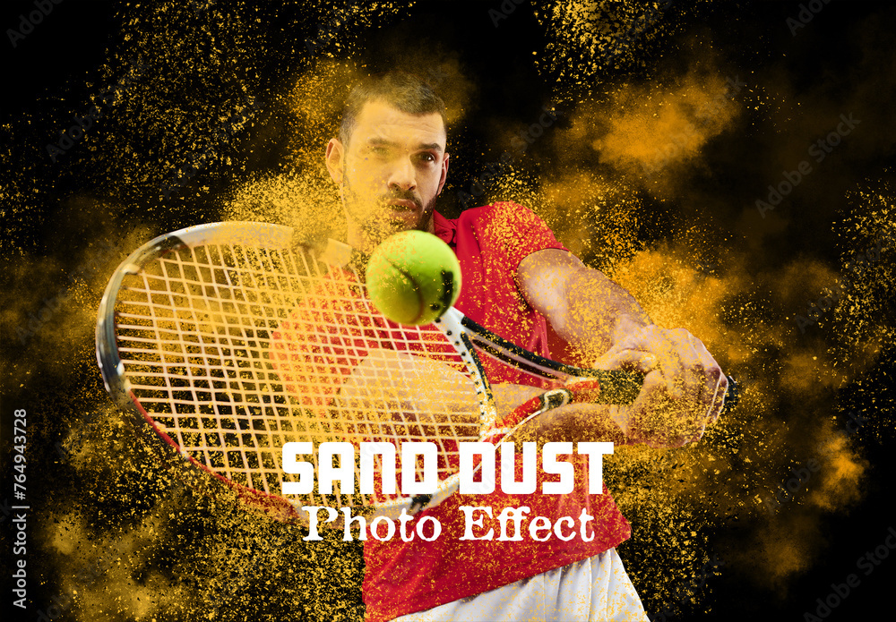 Sand Dust Effect Stock Template | Adobe Stock