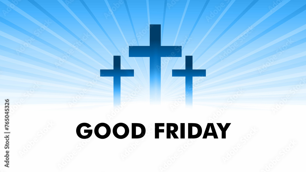 Good Friday Blue background for Website Banner and Social Media Post ...