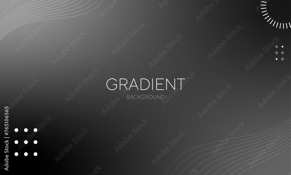 Black and white abstract gradient studio background vector Stock Vector ...