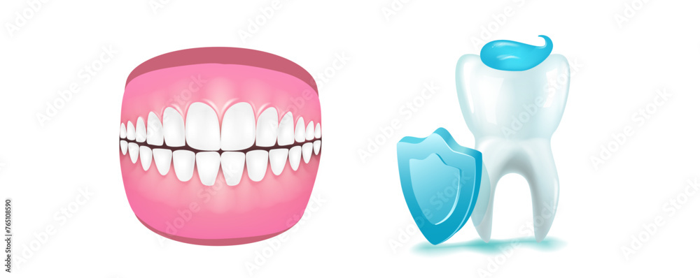 Dental anatomy and physiology. Brightening and whitening of teeth ...