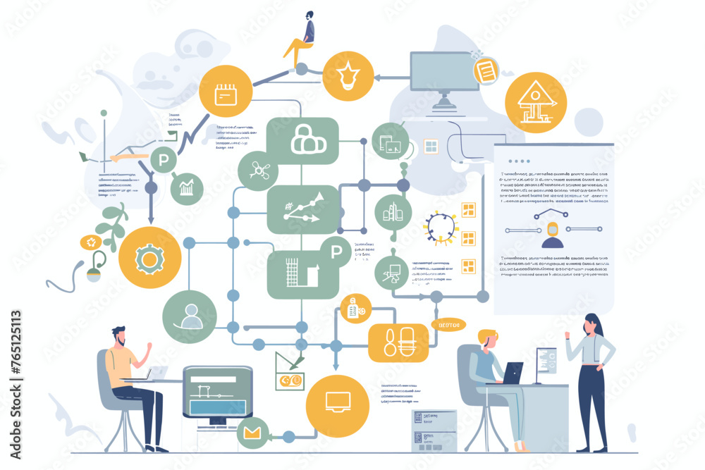 Business process workflow diagram, flowchart to map and model ... Business process workflow diagram, flowchart to map and model ...