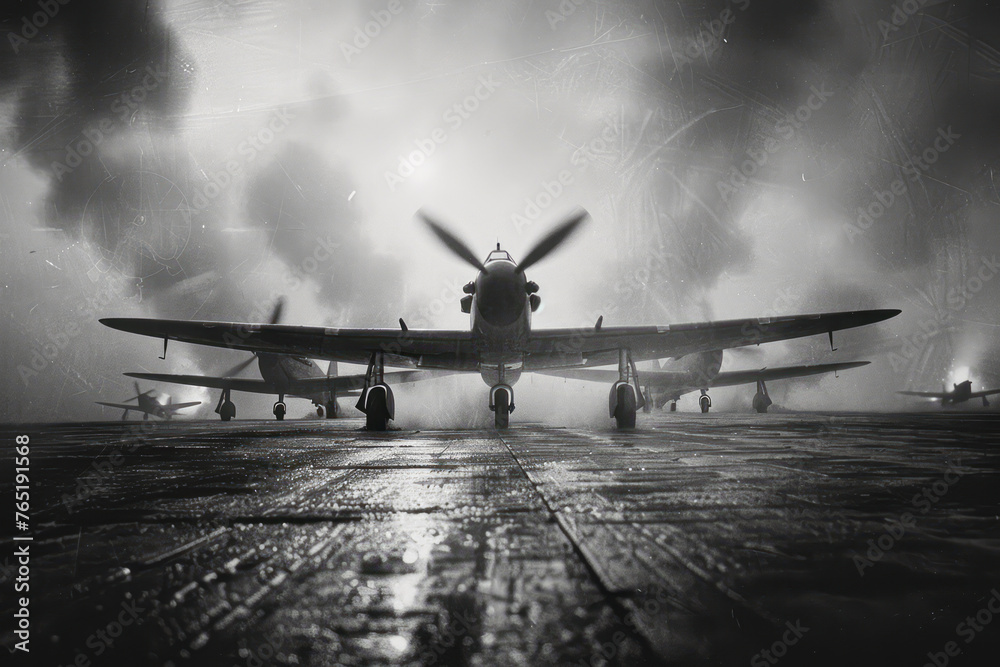 Westward Bound: Capturing the Spirit of WWII in Black and White War ...