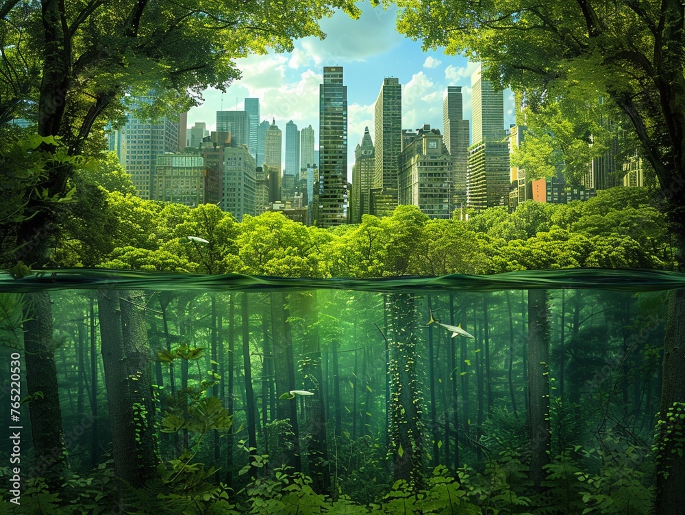 Transform urban landscapes into vibrant living forests Show cities ...