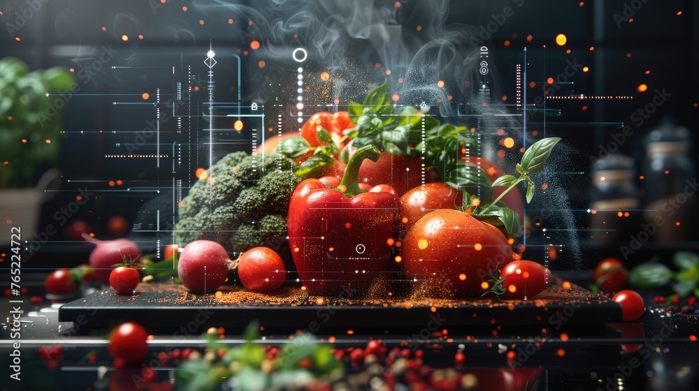 Augmented reality cooking guides with step-by-step instructions and ...